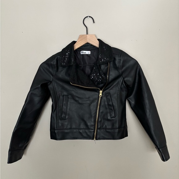 Epic Threads | Jackets & Coats | Girls Epic Threads Black Faux Vegan ...